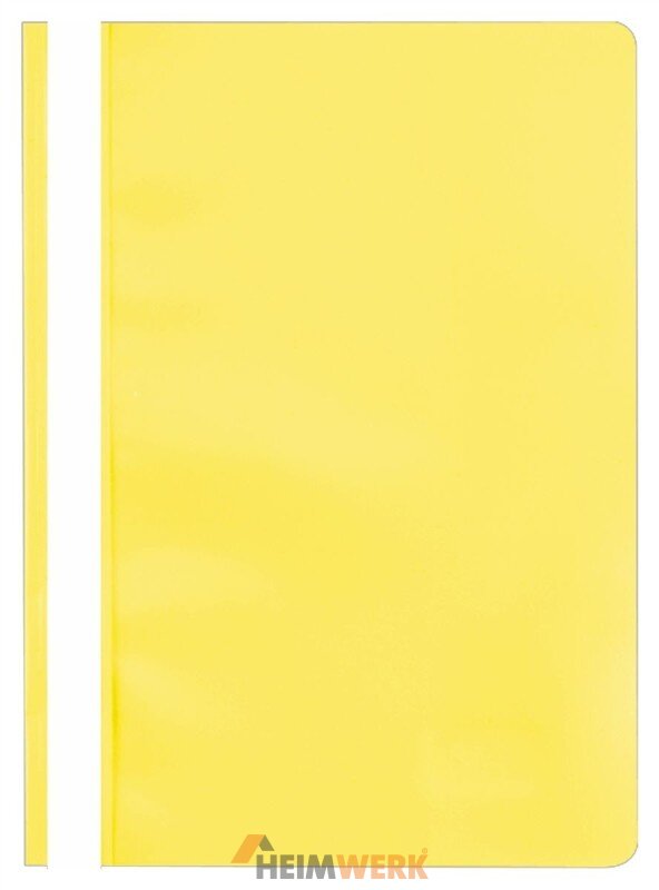 Schnellhefter PVC A4 gelb