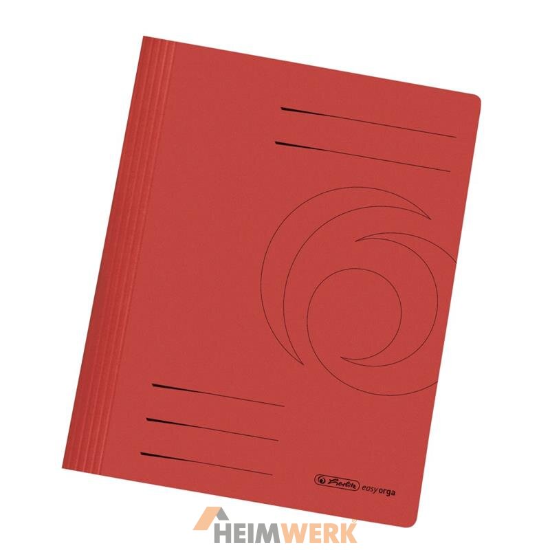 Schnellhefter A4 Karton intensiv rot