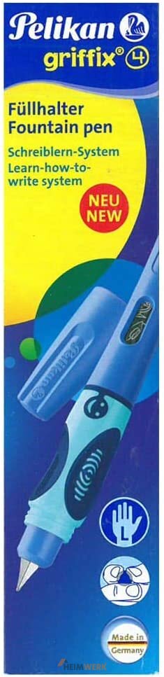 Pelikan Füller Griffix Bluesea blau - Für Linkshänder