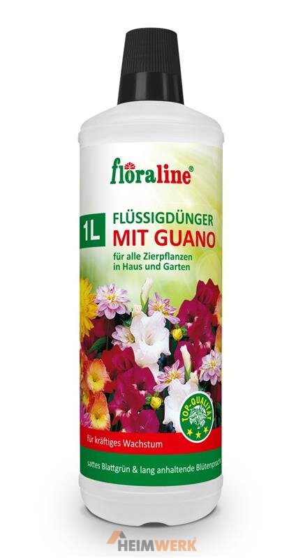 Floraline Blumendünger mit Guano - Nährstoffreiche Pflege für Blumen und Pf