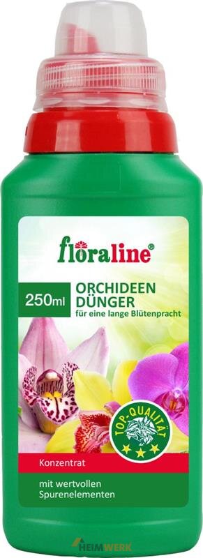 Orchideendünger "floraline" 250ml - Optimale Versorgung & Blütenpracht