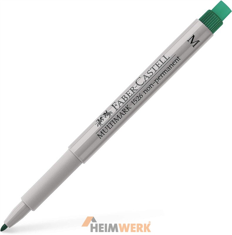 Marker MULTIMARK non-perm. M grün FABER-CASTELL