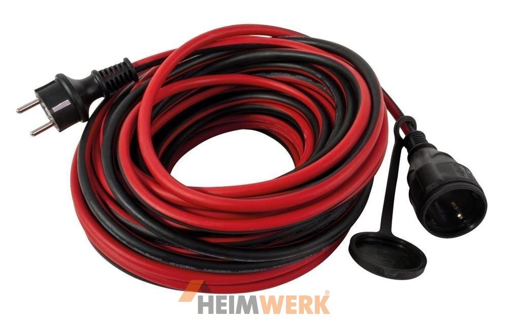 Spezialverlängerung "die Belastbare" 25m rot-schwarz