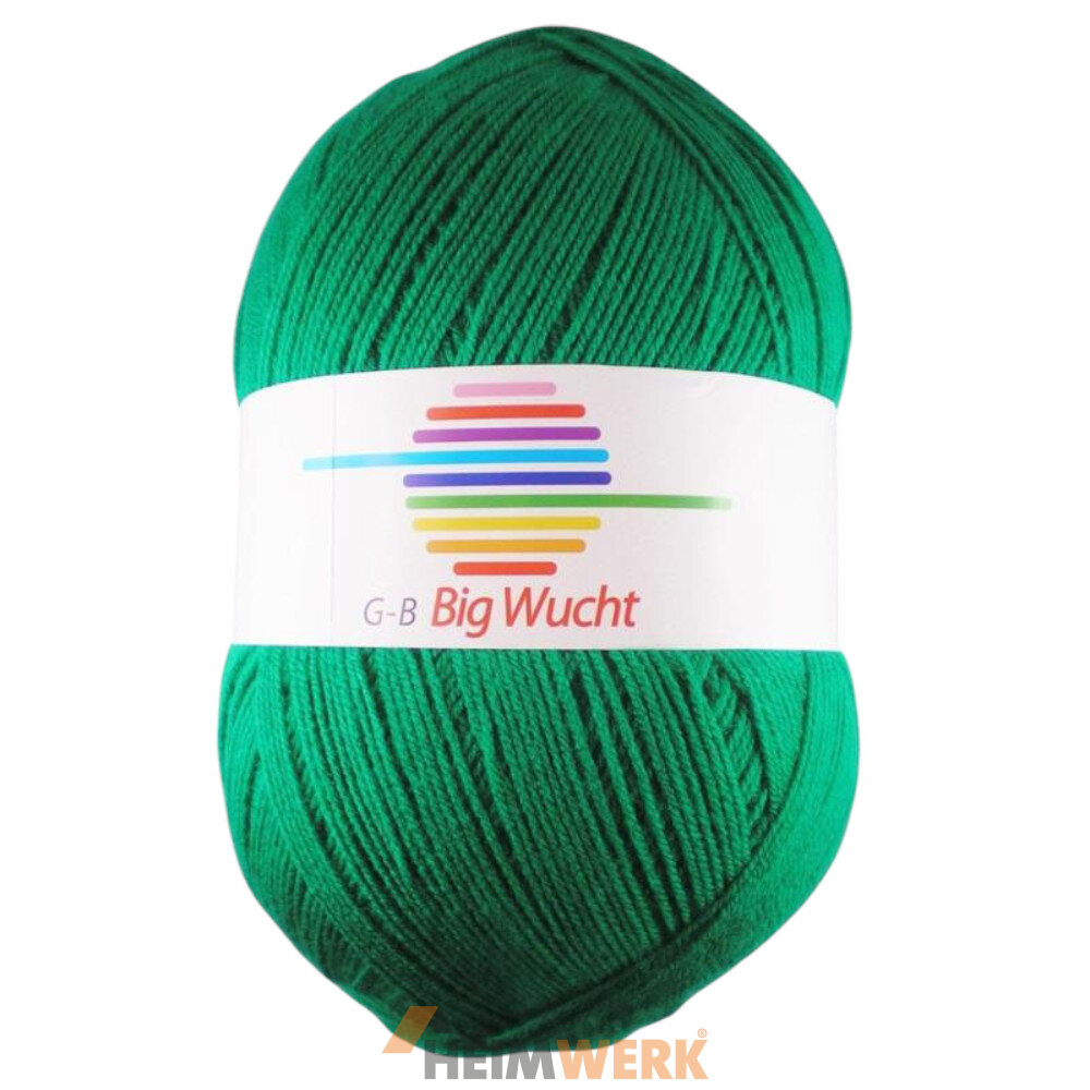 Wolle Big Wucht Grün - 100% Polyacryl