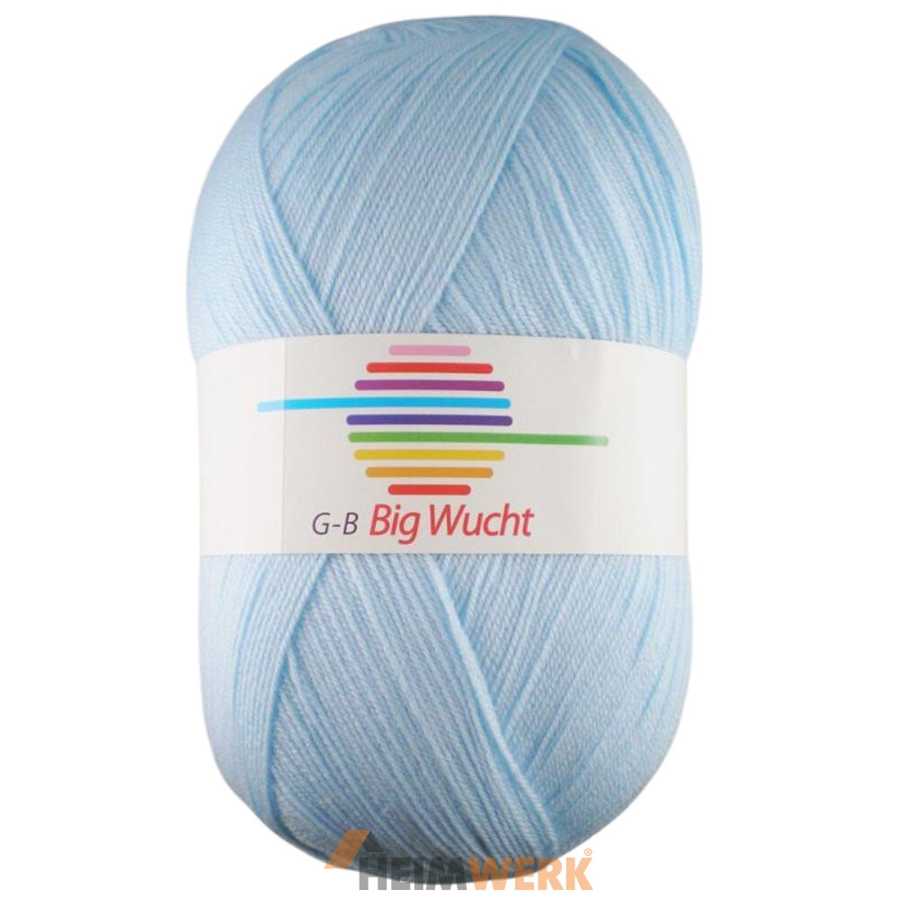 Wolle Big Wucht Hellblau - 100% Polyacryl