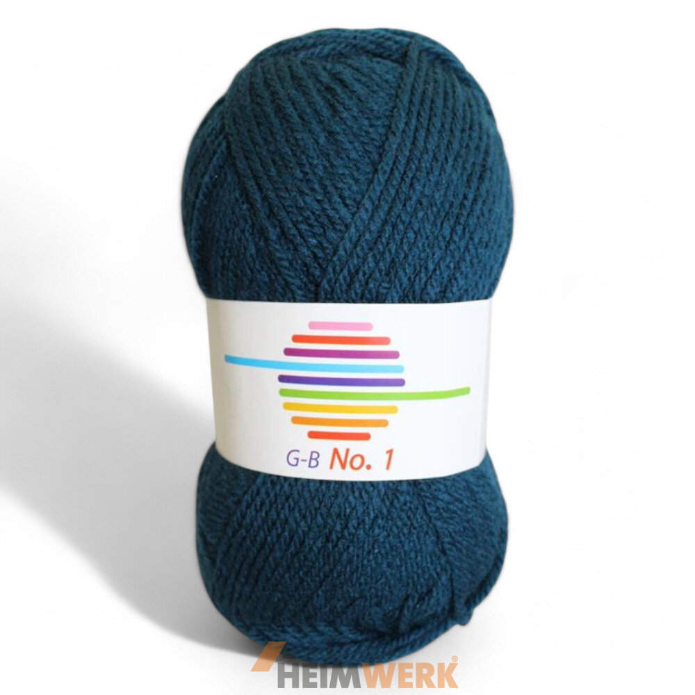 Wolle No.1 petrol 100% Polyacryl 50g 150m