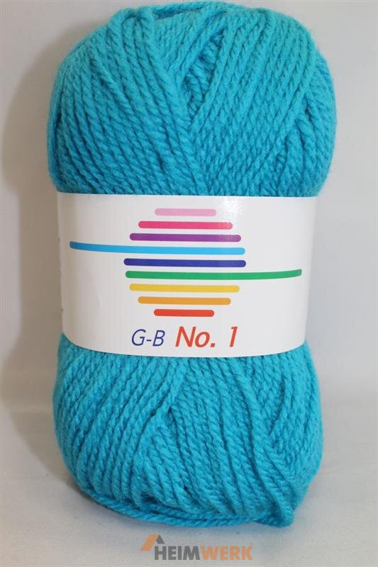 Wolle No.1 türkis 100% Polyacryl 50g 150m