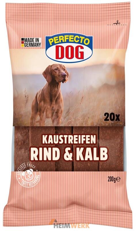Perfecto Dog Snacks mit Rind und Kalb, 20er Pack, 200g
