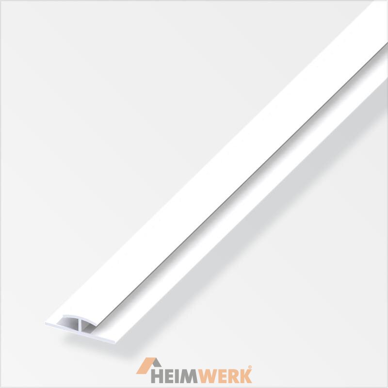 H-Profil 3,5mm PVC weiß 1m