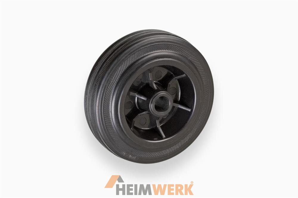 VG-Rad 100mm PVC-Felge schwarz