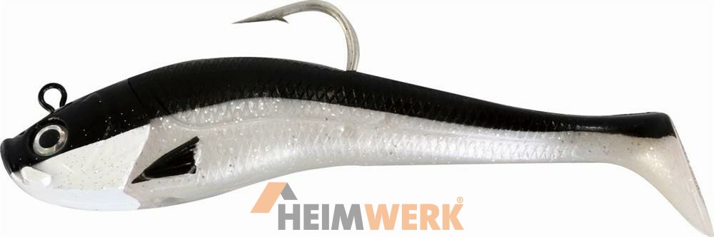 Norwegen Gummifisch 300g schwarz-weiß Norwegen Gummifisch 300g schwarz-weiß