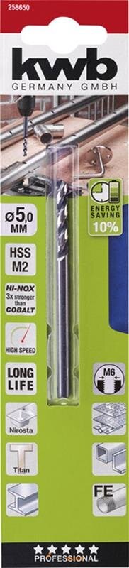 HSS Bohrer 5mm HI-NOX - Präzises Metallbohren