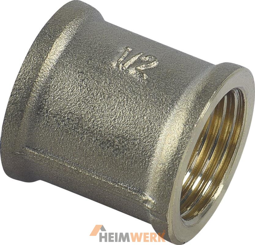 Messing Muffe 1/2" Innengewinde