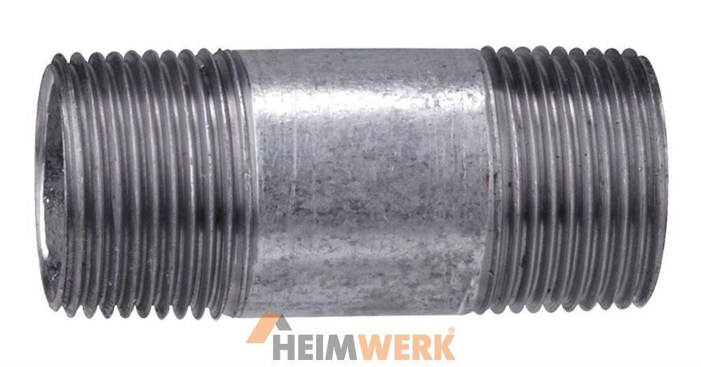 Rohrnippel 3/4"x60 mm Verzinkt Stahl