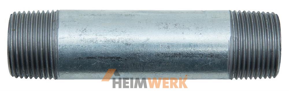 Verzinkter Rohrnippel 3/4"x100 mm