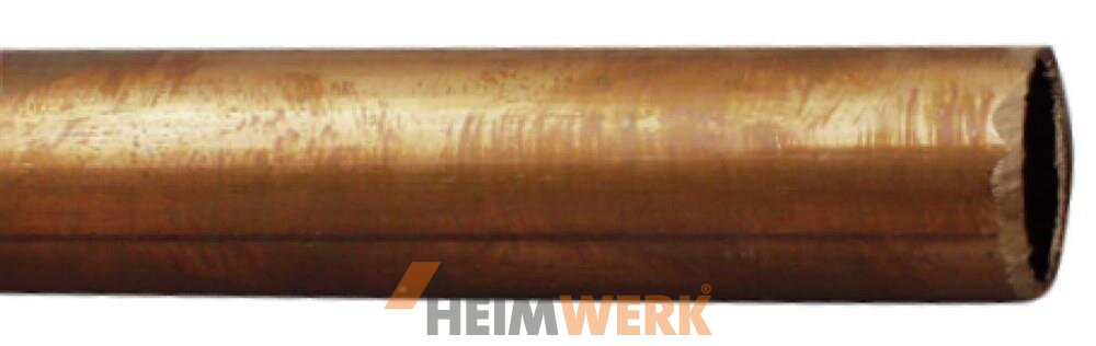 Kupferrohr Ø 15 mm Wandstärke 1 mm 2,5 m
