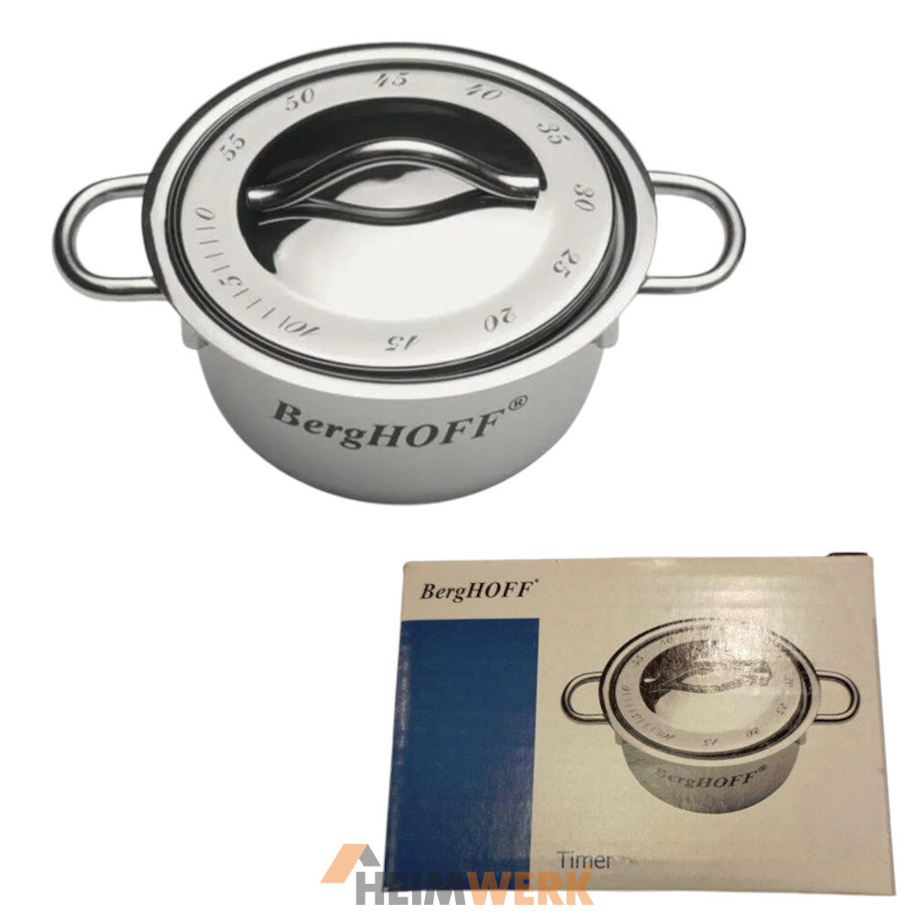Küchentimer Kochtopf Design Edelstahl