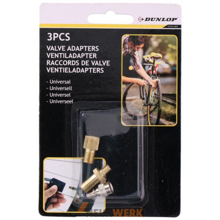Ventiladapter-Set 3-teilig Dunlop