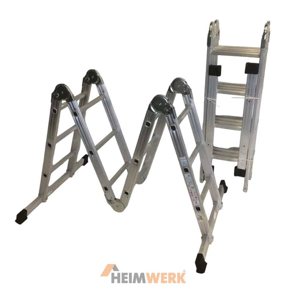 Multifunktions Alu-Leiter DU 4x3 Sprossen