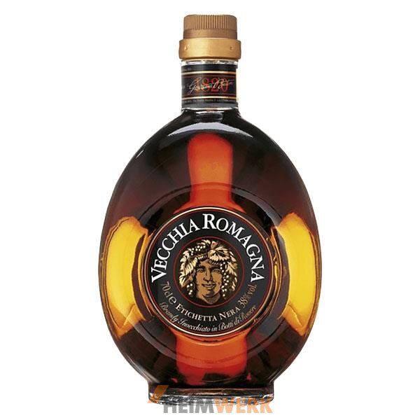 Vecchia Romagna Brandy Etichetta Nera 0,7 Liter 38% Vol.