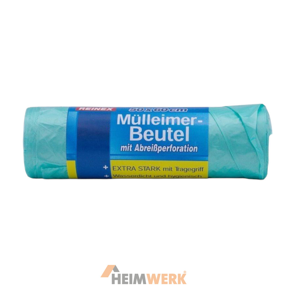 Müllbeutel 30 Liter grün 20er | Reinex
