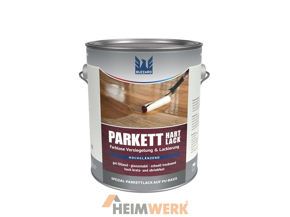 Parkett-Hartlack seidenmatt 2,5 Liter