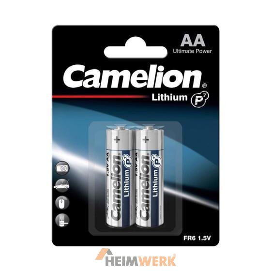 CAMELION Lithium FR6 / AA / 2er Pack (Vitrine)