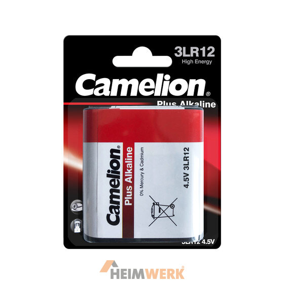 CAMELION Plus Alkaline 3LR12 Flachbatterie 4,5 Volt/ 1er Pack
