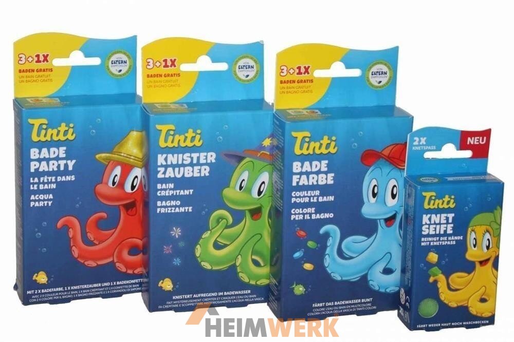 Tinti Badespaß Multipack – 4 Produkte