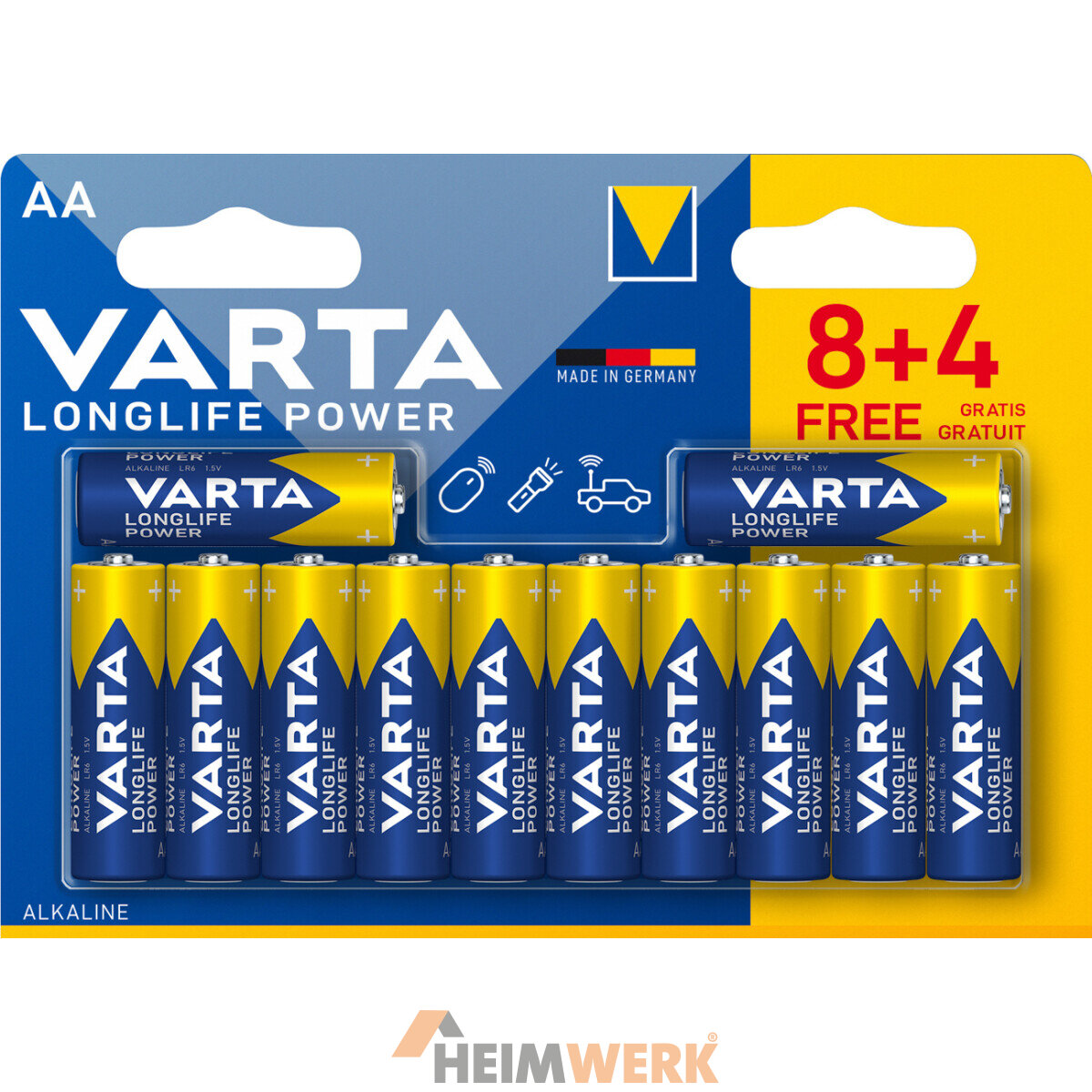 Varta Longlife Power AA 12er Set